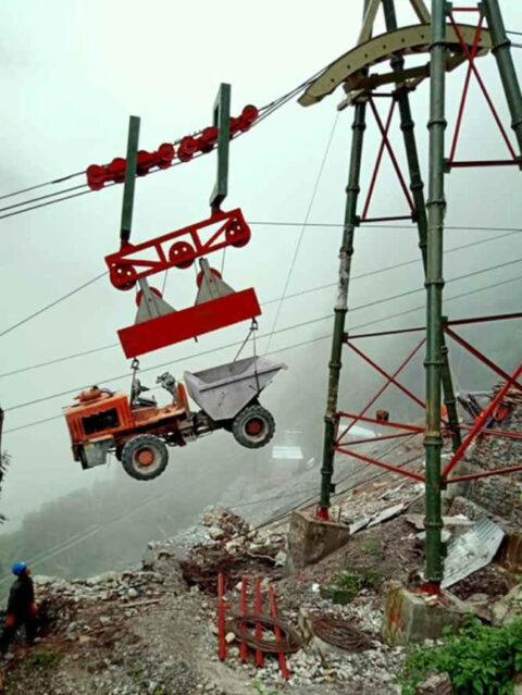 CABLE CRANES FOR CONSTRUCTION OF DAMS - M&M Ropeways